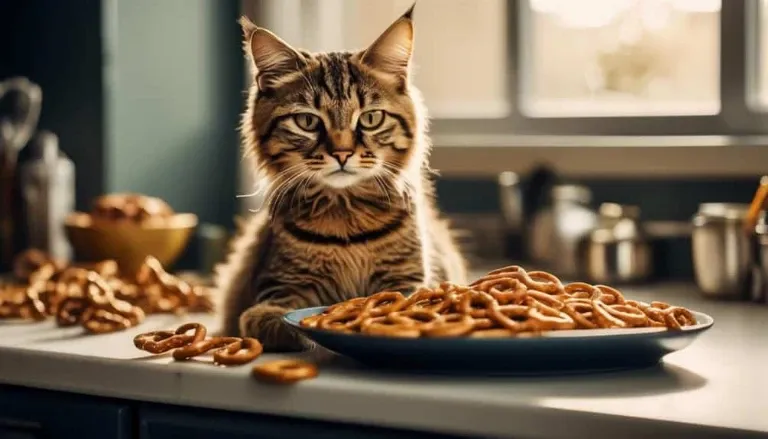 Are Salted Pretzels Safe for Cats
